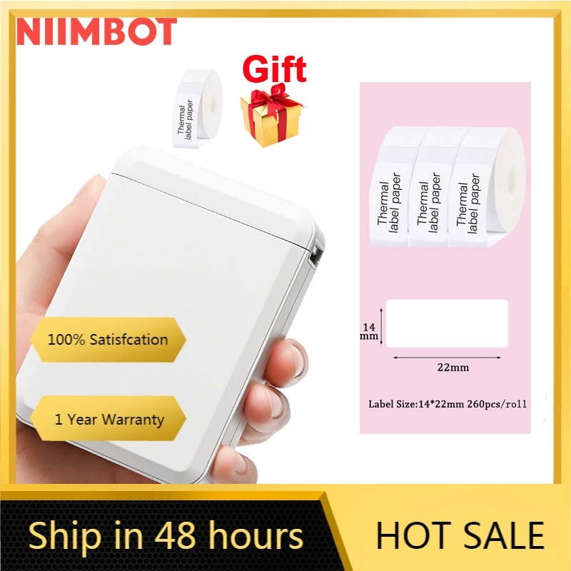 Niimbot D110 Label Printer Label Maker Wireless Label Printer Tape ...
