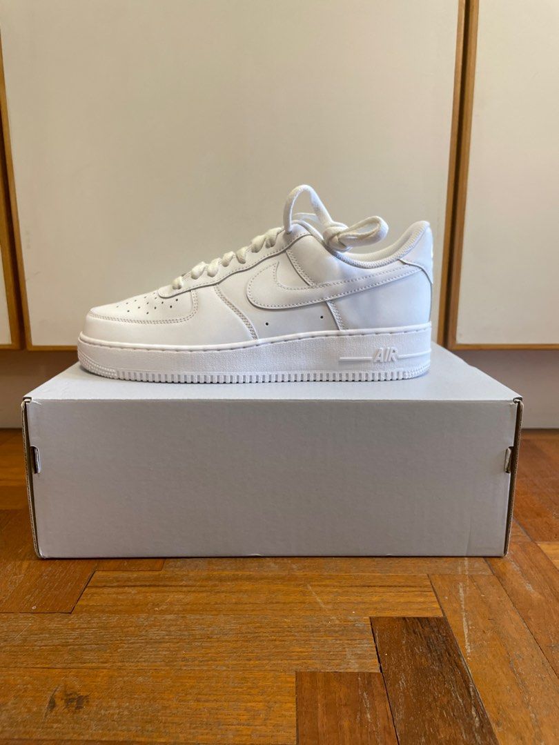 Nike Air Force 1 Triple White, Men's Fashion, Footwear, Sneakers on ...