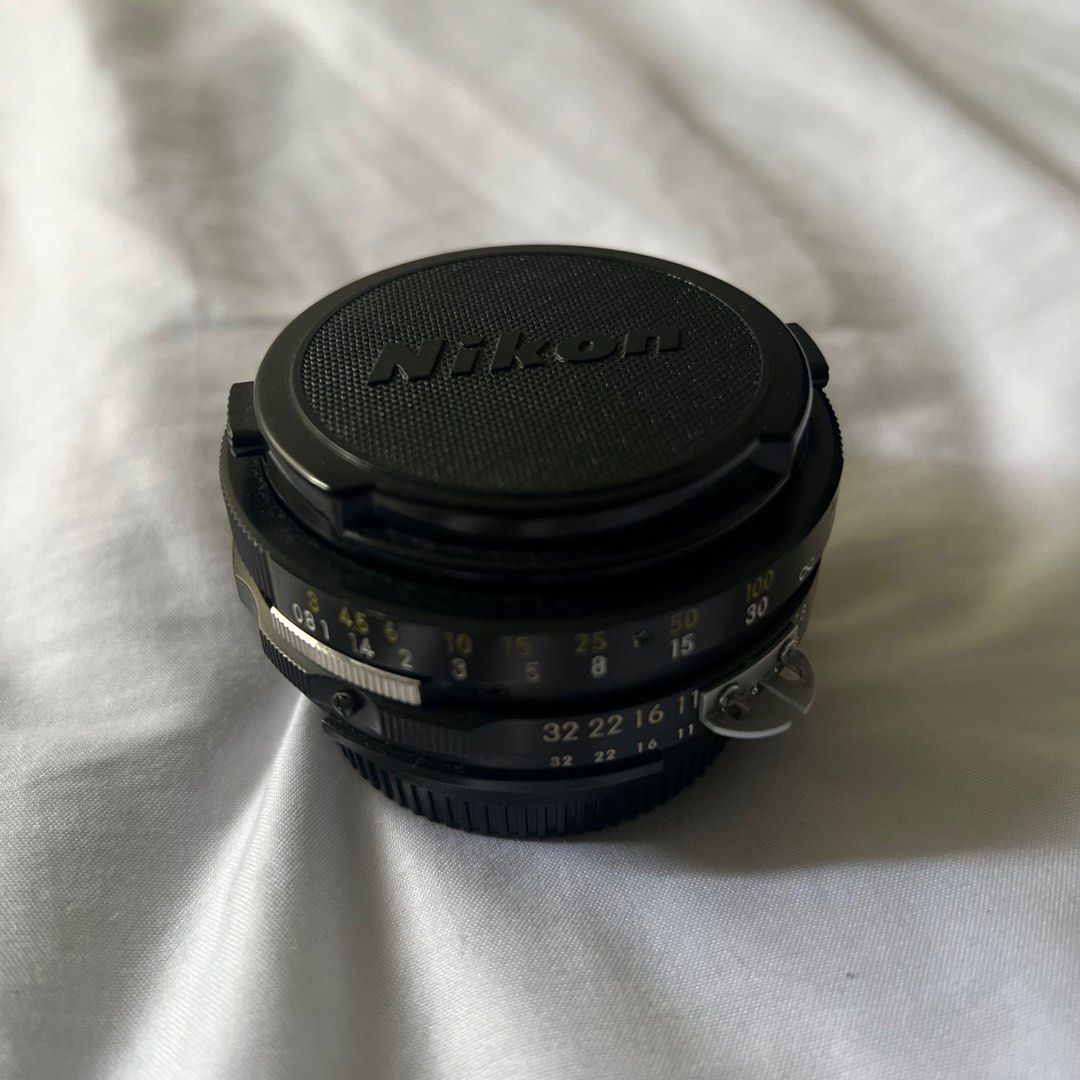 Nikon AIS 45mm f2.8 pancake lens, Photography, Lens & Kits on Carousell