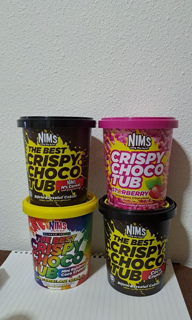 Nims crispy choco tub, Food & Drinks, Other Food & Drinks on Carousell