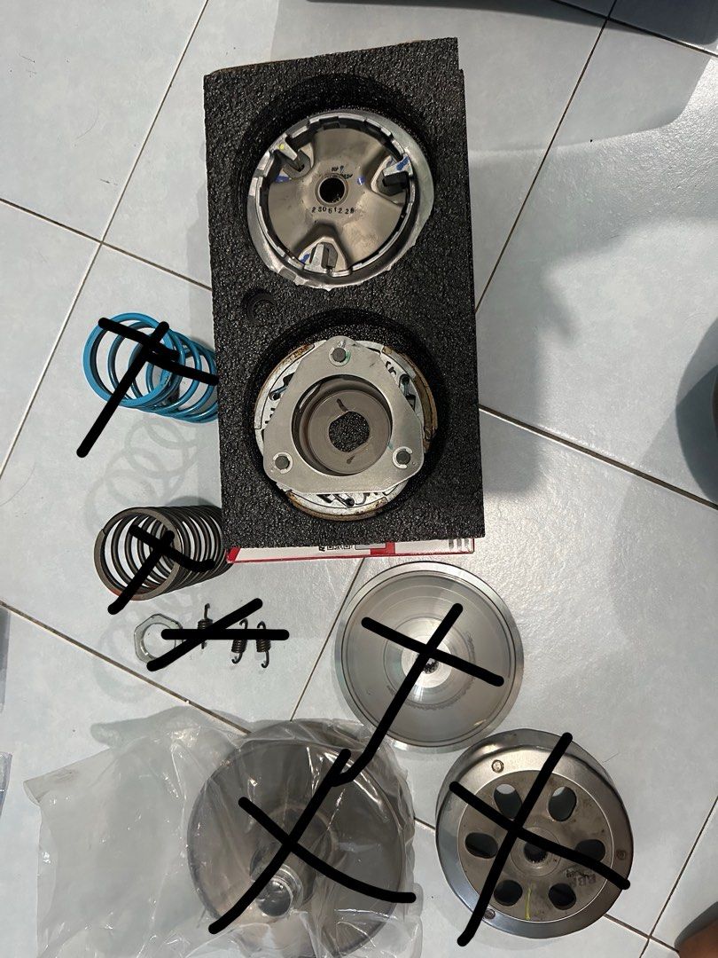 Nmax v2 stock cvt, Motorcycles, Motorcycle Accessories on Carousell