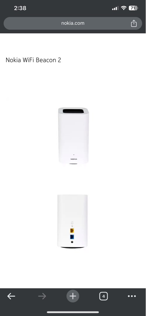 Nokia Wifi Beacon 2, Computers & Tech, Parts & Accessories, Networking ...