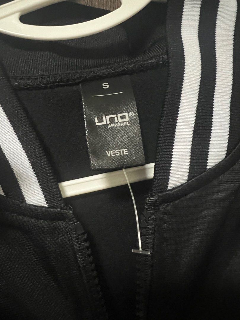 NUS Black varsity jacket, Women's Fashion, Coats, Jackets and Outerwear ...