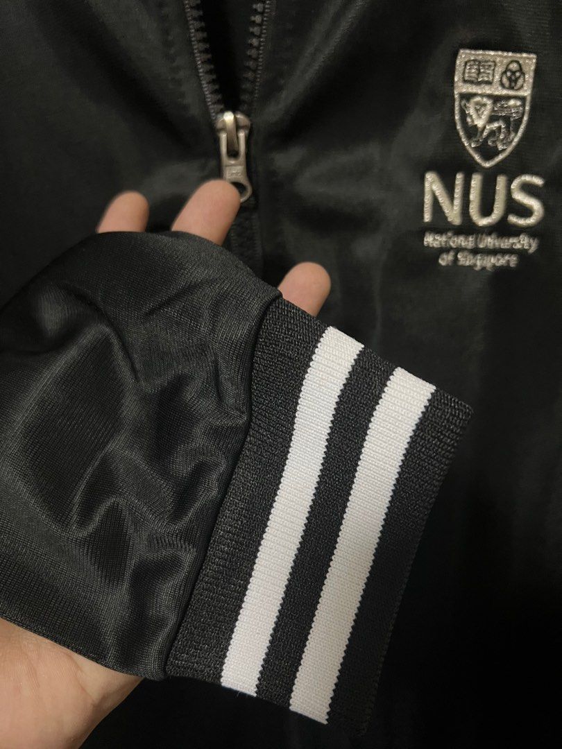 NUS Black varsity jacket, Women's Fashion, Coats, Jackets and Outerwear ...