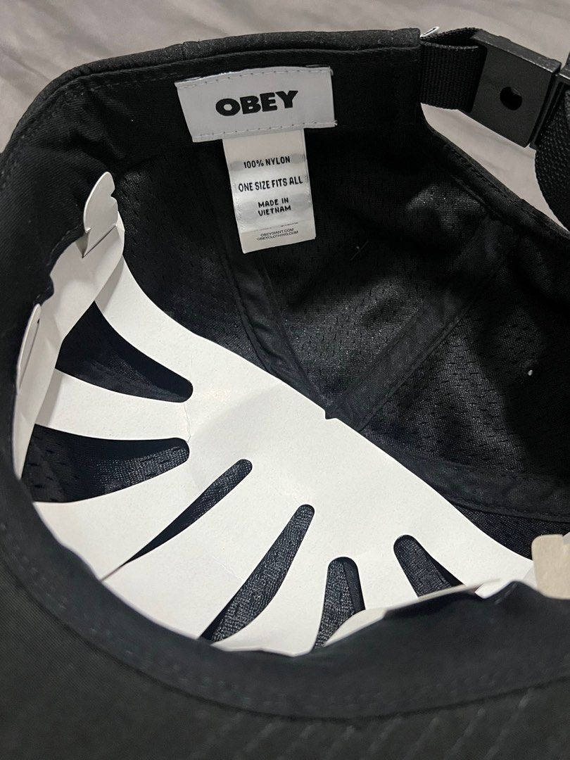 OBEY Black Cap, Men's Fashion, Watches & Accessories, Caps & Hats on ...