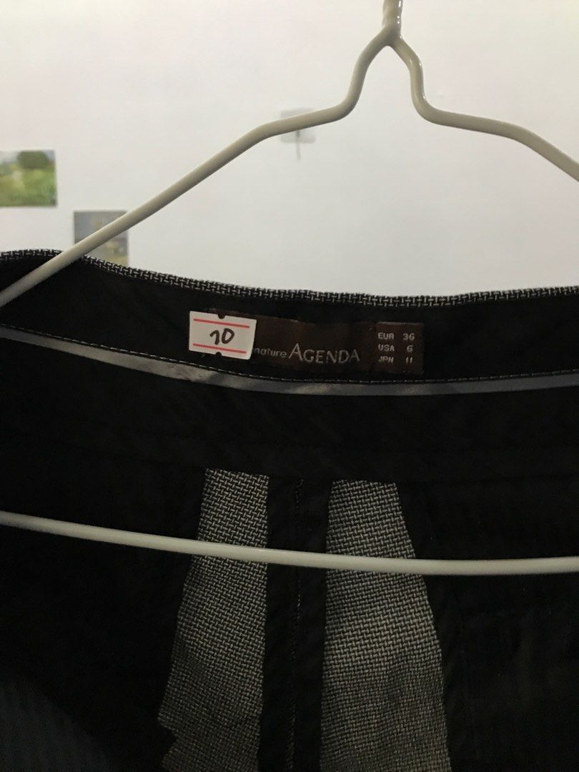 Office Slack (Checked), Women's Fashion, Bottoms, Other Bottoms on ...