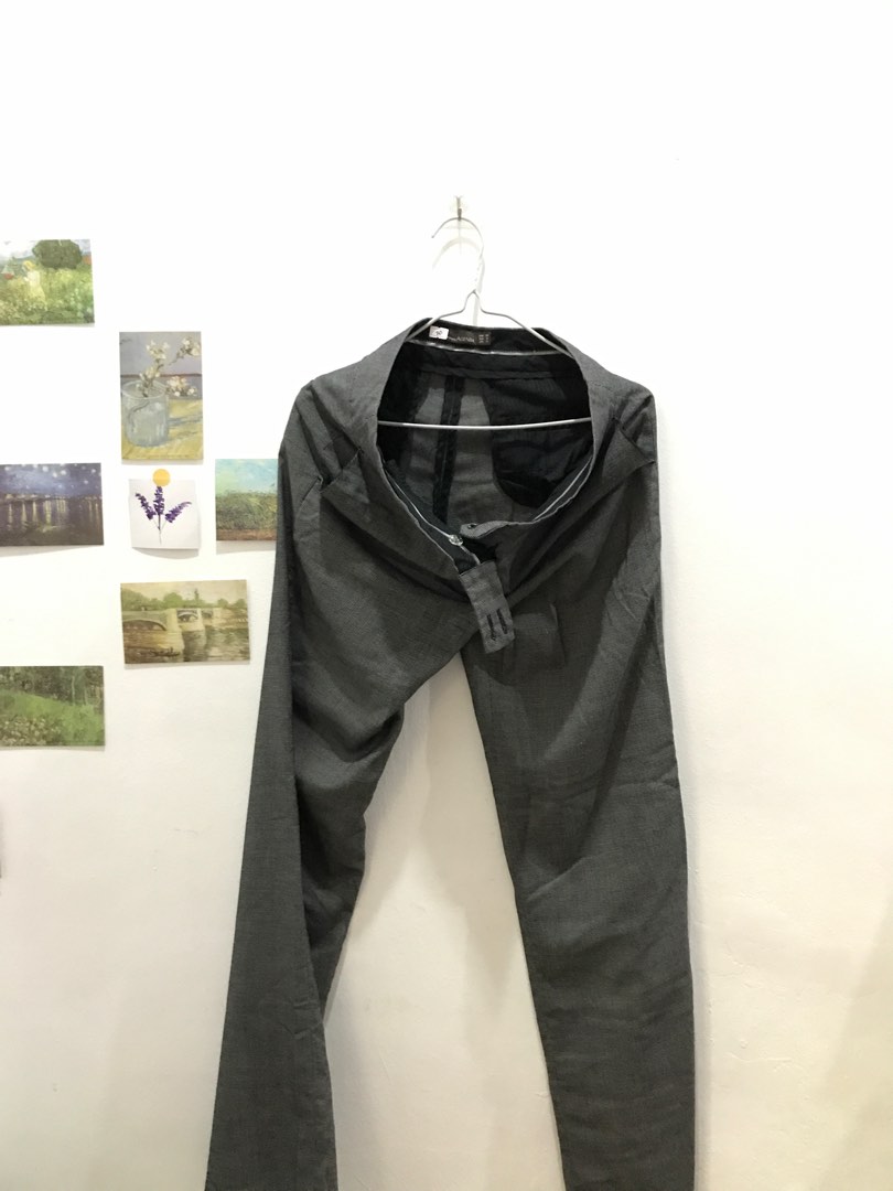 Office Slack (Checked), Women's Fashion, Bottoms, Other Bottoms on ...