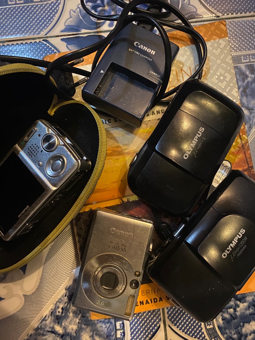 Olympus MJU I | Canon Ixus 55 | Olympus U-40, Photography, Cameras on ...