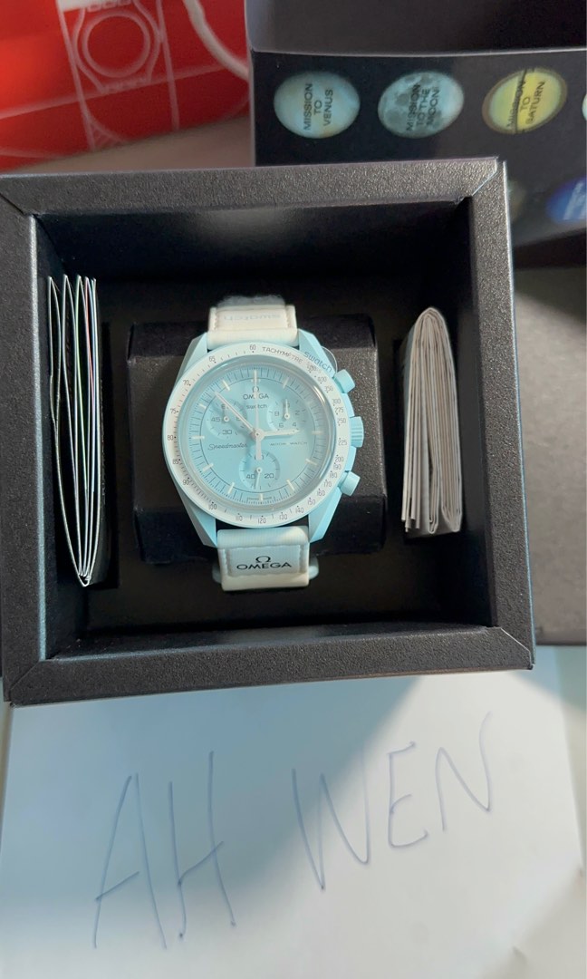 Omega x Swatch Uranus, Men's Fashion, Watches & Accessories, Watches on ...