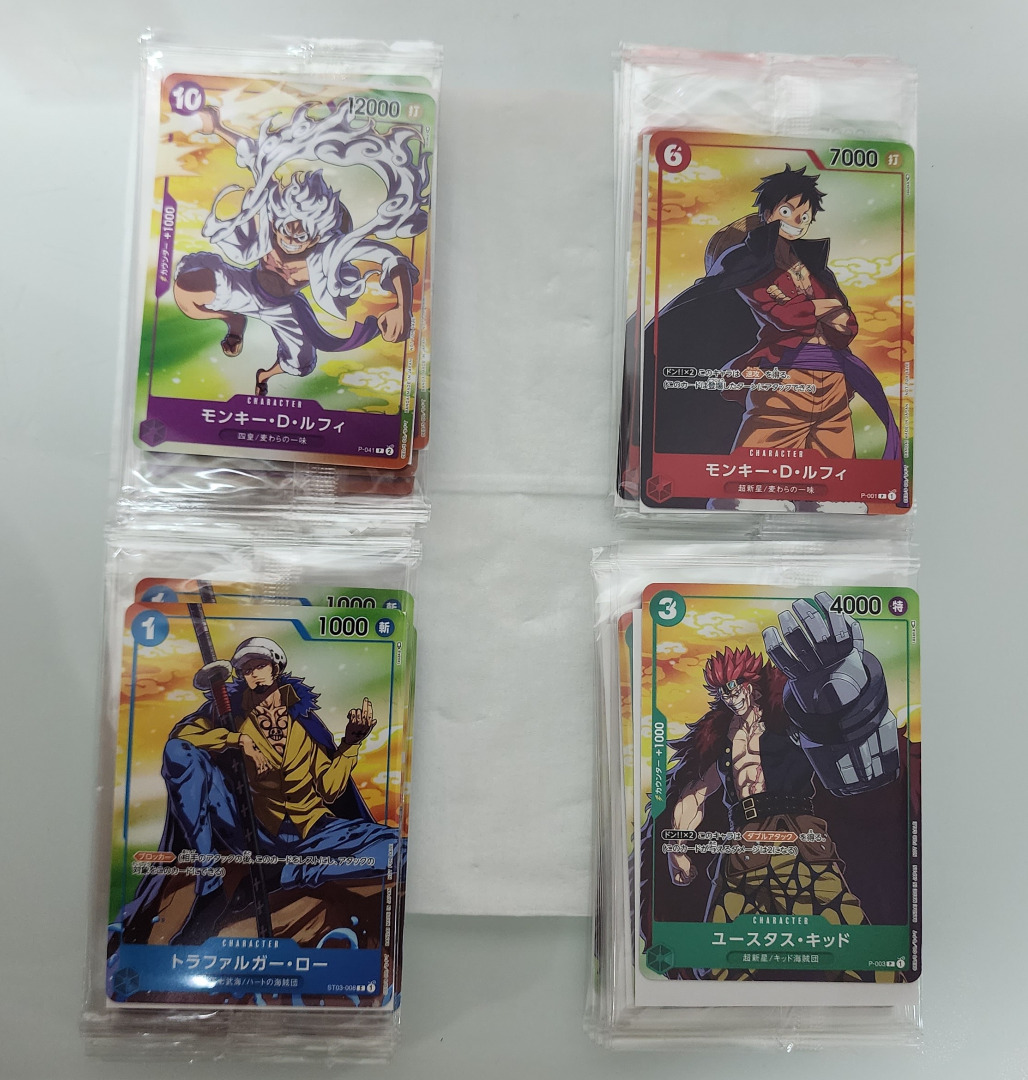 One Piece TCG Japan Seven Eleven Promo Card Complete Set., Hobbies ...
