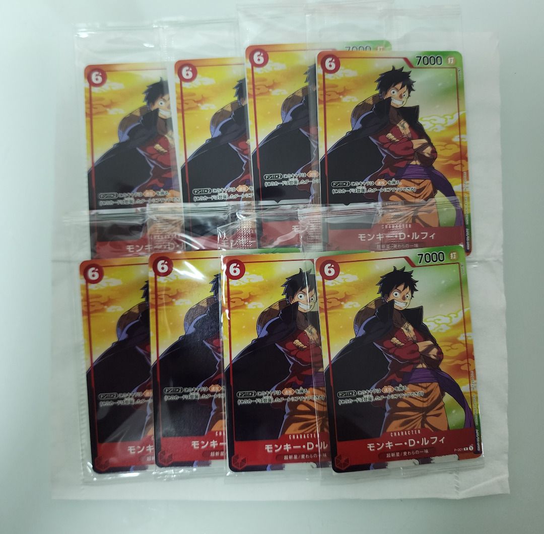 One Piece TCG Luffy Seven Eleven Promo Card, Hobbies & Toys, Toys ...