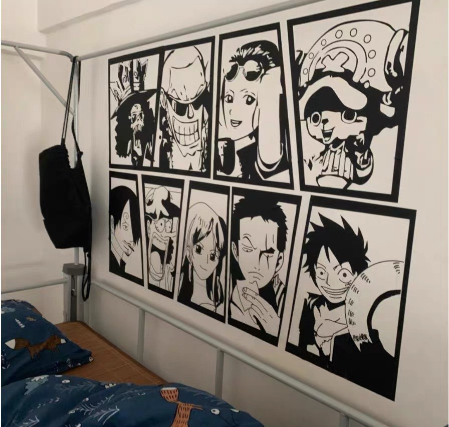 ONE PIECE WALL STICKER, Furniture & Home Living, Home Decor, Wall Decor ...