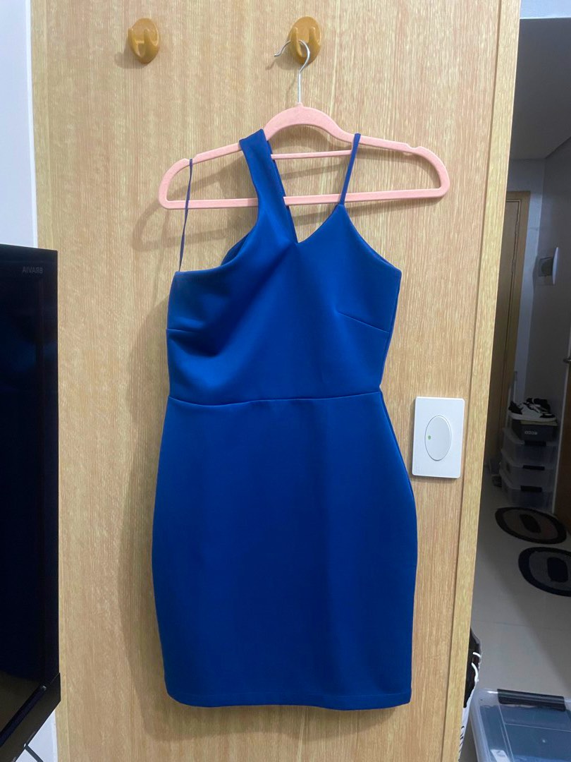 One sided dress, Women's Fashion, Dresses & Sets, Evening dresses ...