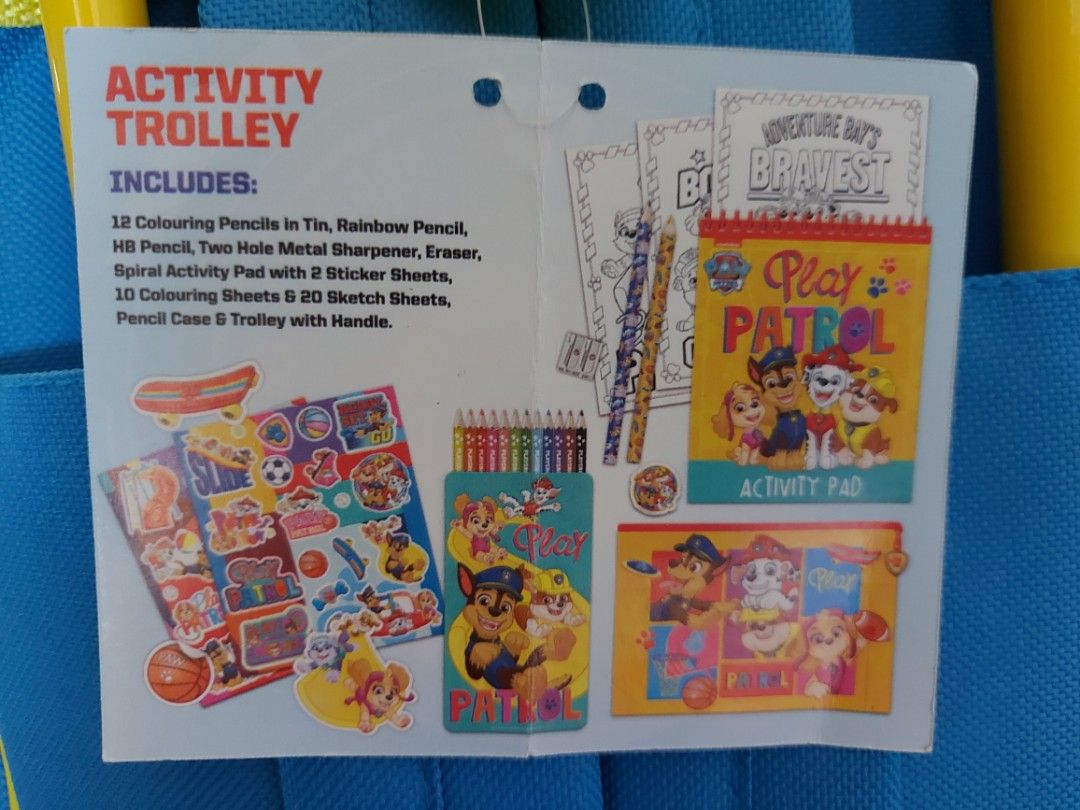 Paw Patrol / Princess Mega activity trolley, 兒童＆孕婦用品, 嬰兒玩具 - Carousell