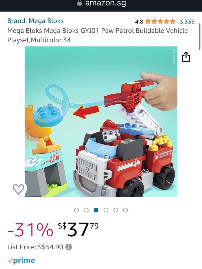 Paw patrol mega bloks and cars, Hobbies & Toys, Toys & Games on Carousell