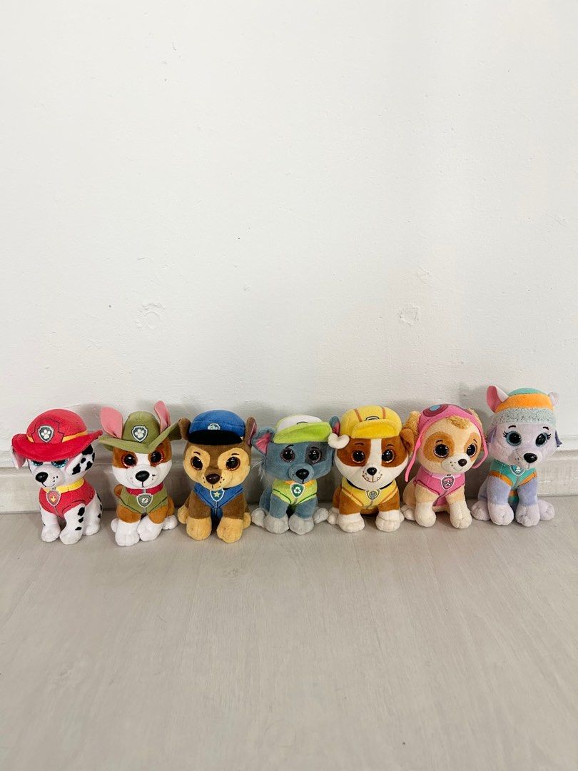 Paw Patrol Soft toy Collection, Hobbies & Toys, Toys & Games on Carousell