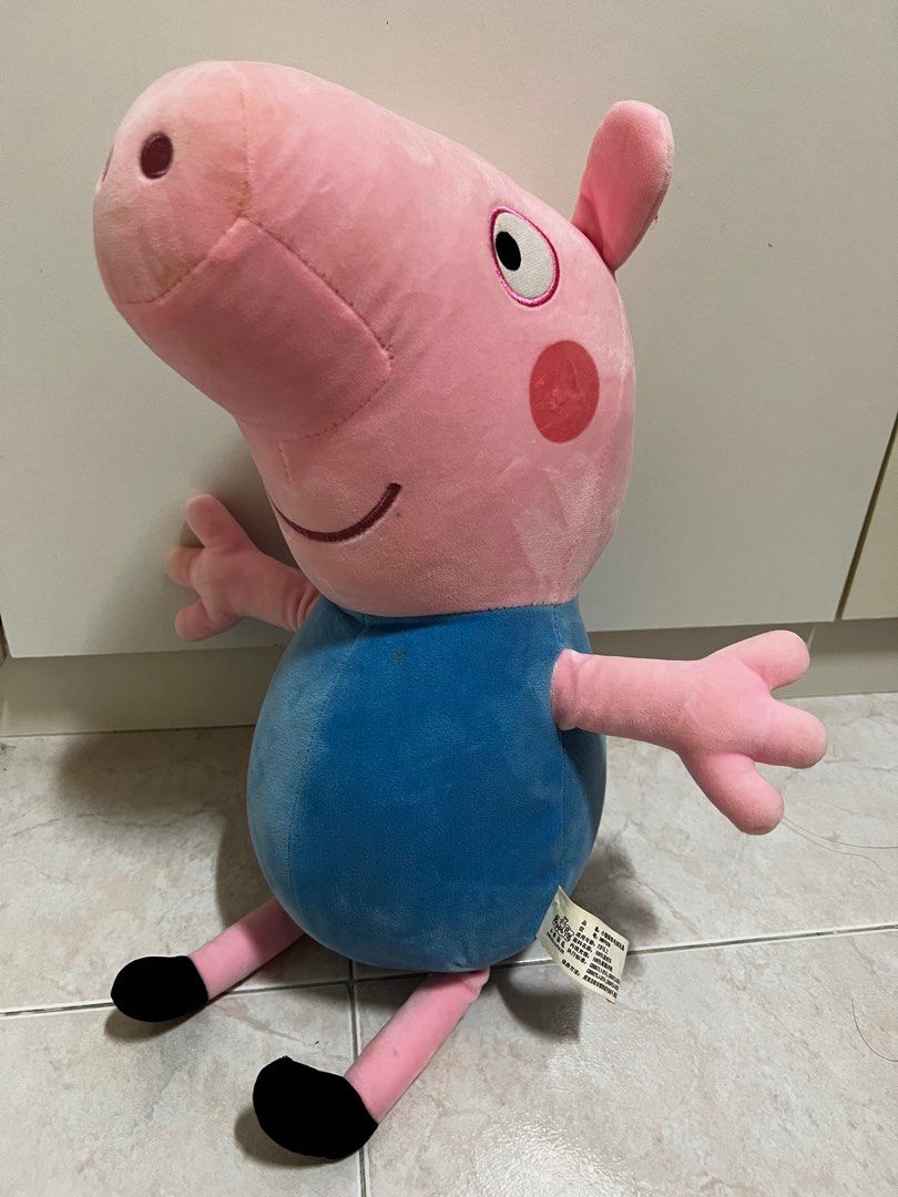 Peppa pig George Plush Toy, Hobbies & Toys, Toys & Games on Carousell