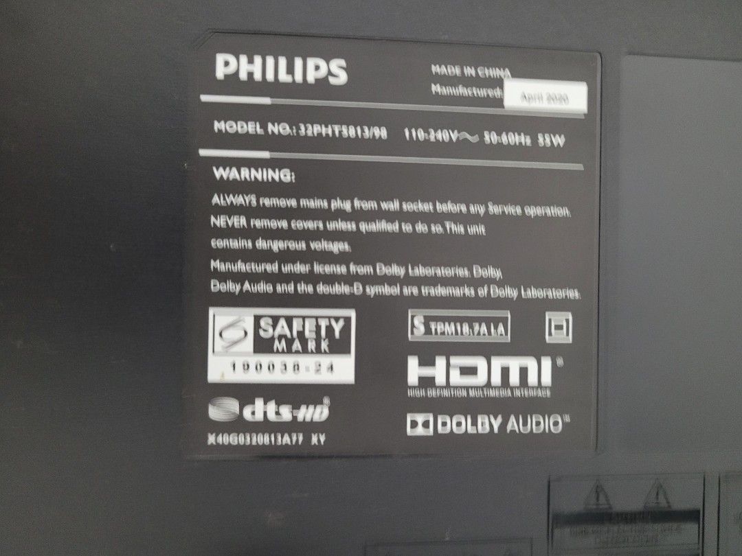 Philips 32 inch smart LED TV, TV & Home Appliances, TV & Entertainment ...