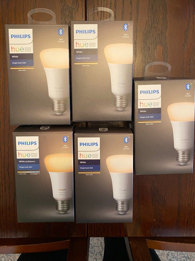 Philips Hue Gen 3 Smart Bulbs & Hue Hub 2.0, Furniture & Home Living ...