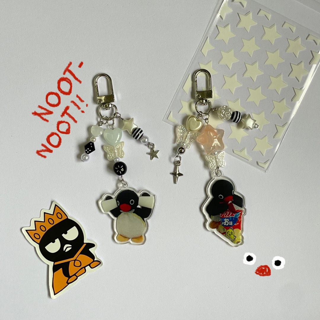Pingu keychain, Hobbies & Toys, Stationery & Craft, Handmade Craft on ...