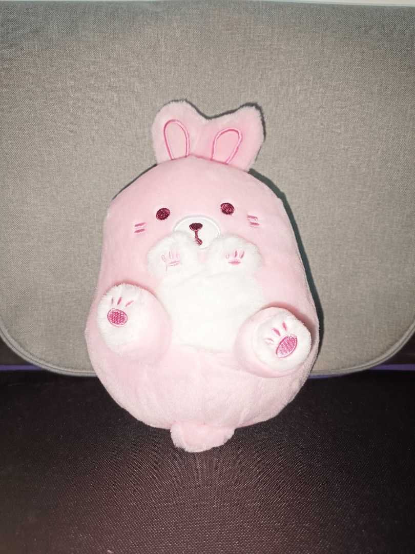 Pink Bunny Soft Toy, Hobbies & Toys, Toys & Games on Carousell