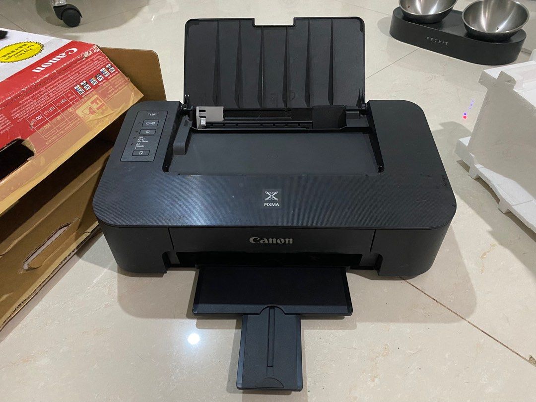 PIXMA TS207 CANON STYLISH COMPACT PRINTER WITH BORDERLESS PHOT PRINTING ...