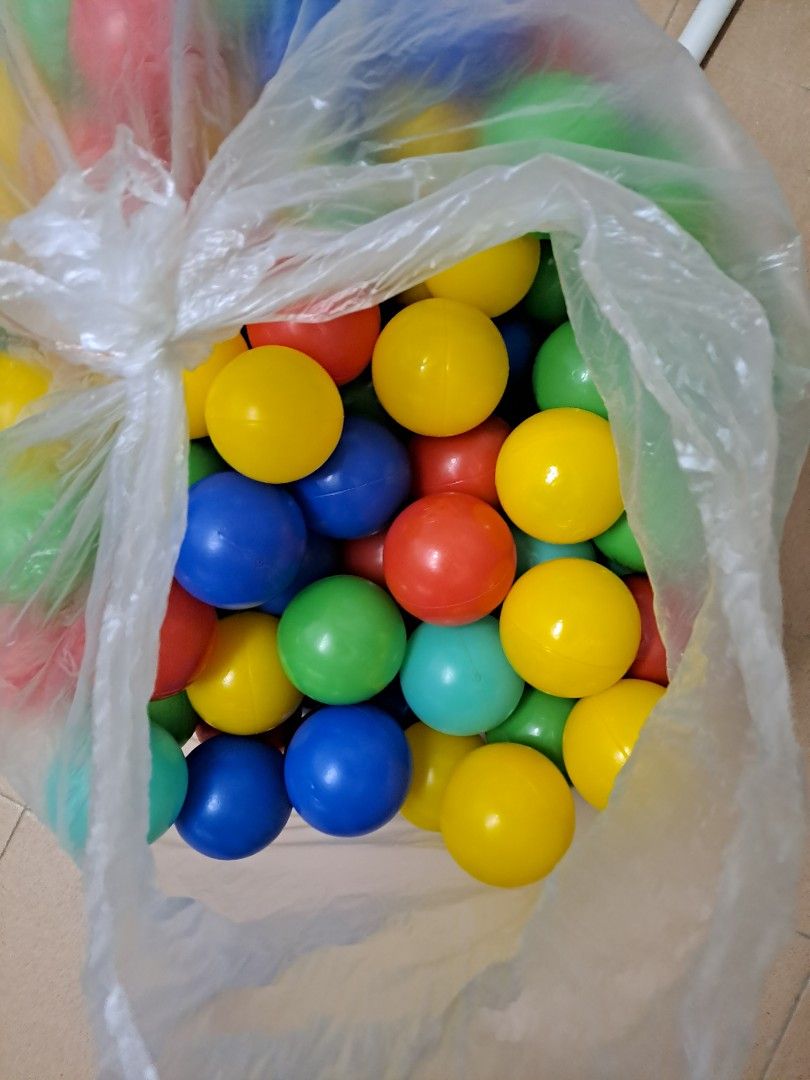 Plastic balls, Babies & Kids, Infant Playtime on Carousell