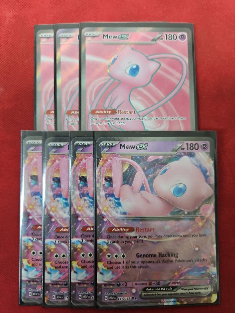 Pokemon 151 Mew Ex, Hobbies & Toys, Toys & Games on Carousell