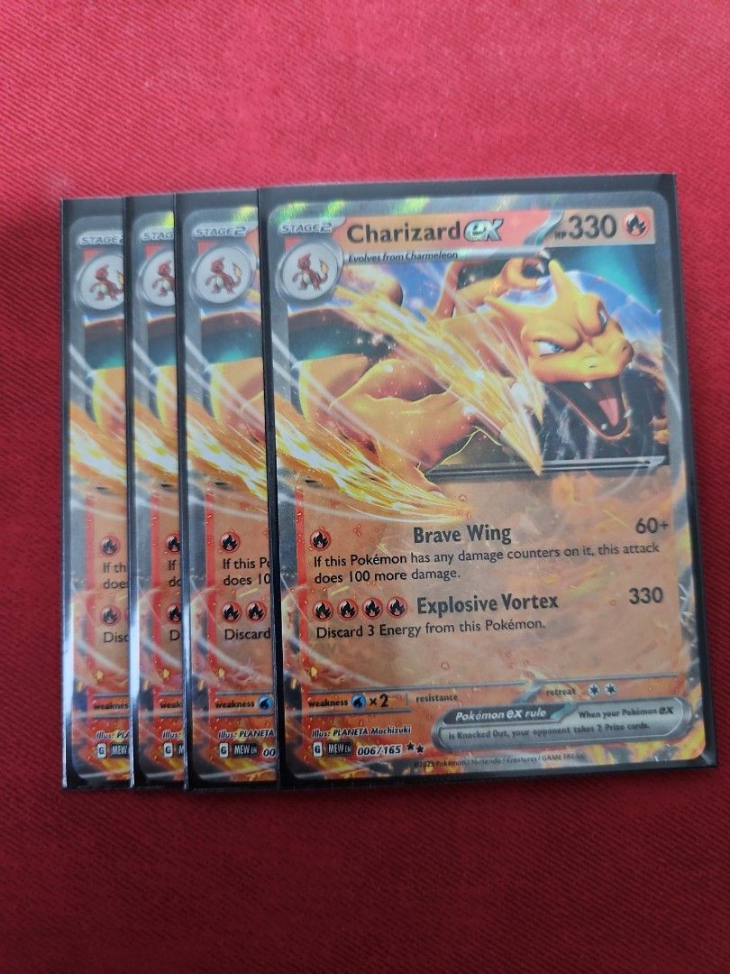 Pokemon 151 Charizard Ex, Hobbies & Toys, Toys & Games on Carousell