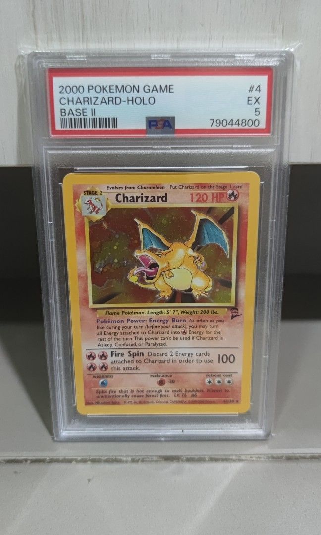 Pokemon TCG Charizard Base Set 2 PSA 5, Hobbies & Toys, Toys & Games on ...