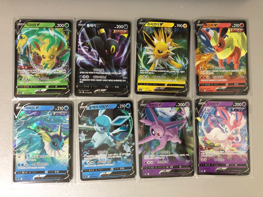 Pokemon Tcg Eevee Heroes Vmax Korean Hobbies Toys Toys Games On