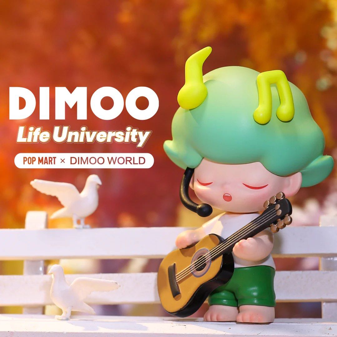 Popmart Dimoo University Busker / Zodiac Aquarius, Hobbies & Toys, Toys ...