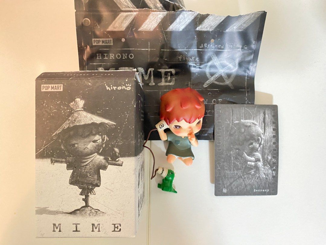 Popmart Hirono Mime - Secrecy, Hobbies & Toys, Toys & Games on Carousell