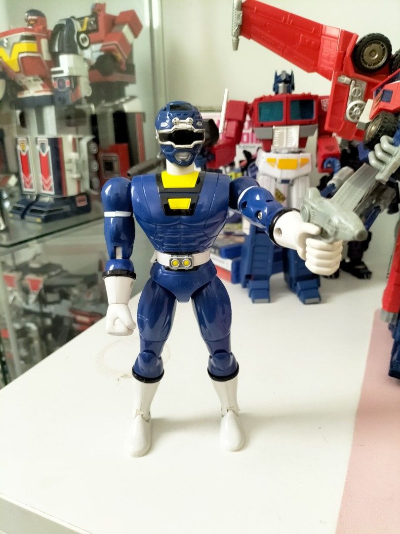 Power ranger turbo blue bandai, Hobbies & Toys, Toys & Games on Carousell