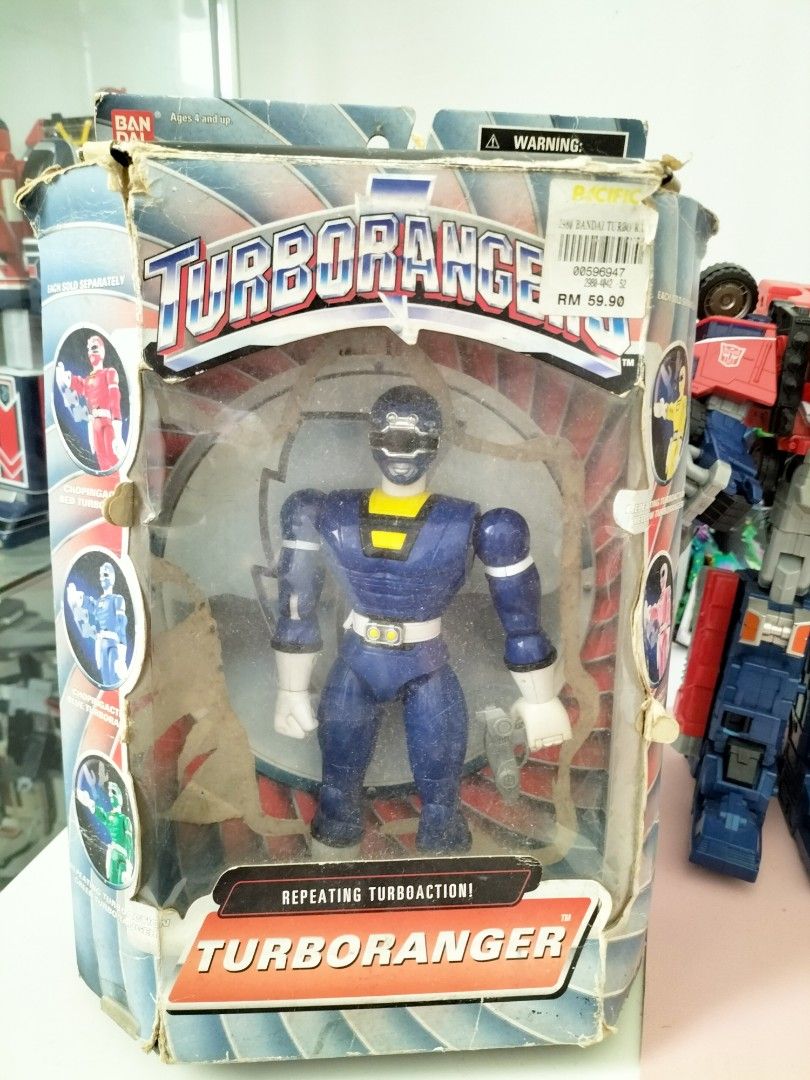 Power ranger turbo blue bandai, Hobbies & Toys, Toys & Games on Carousell