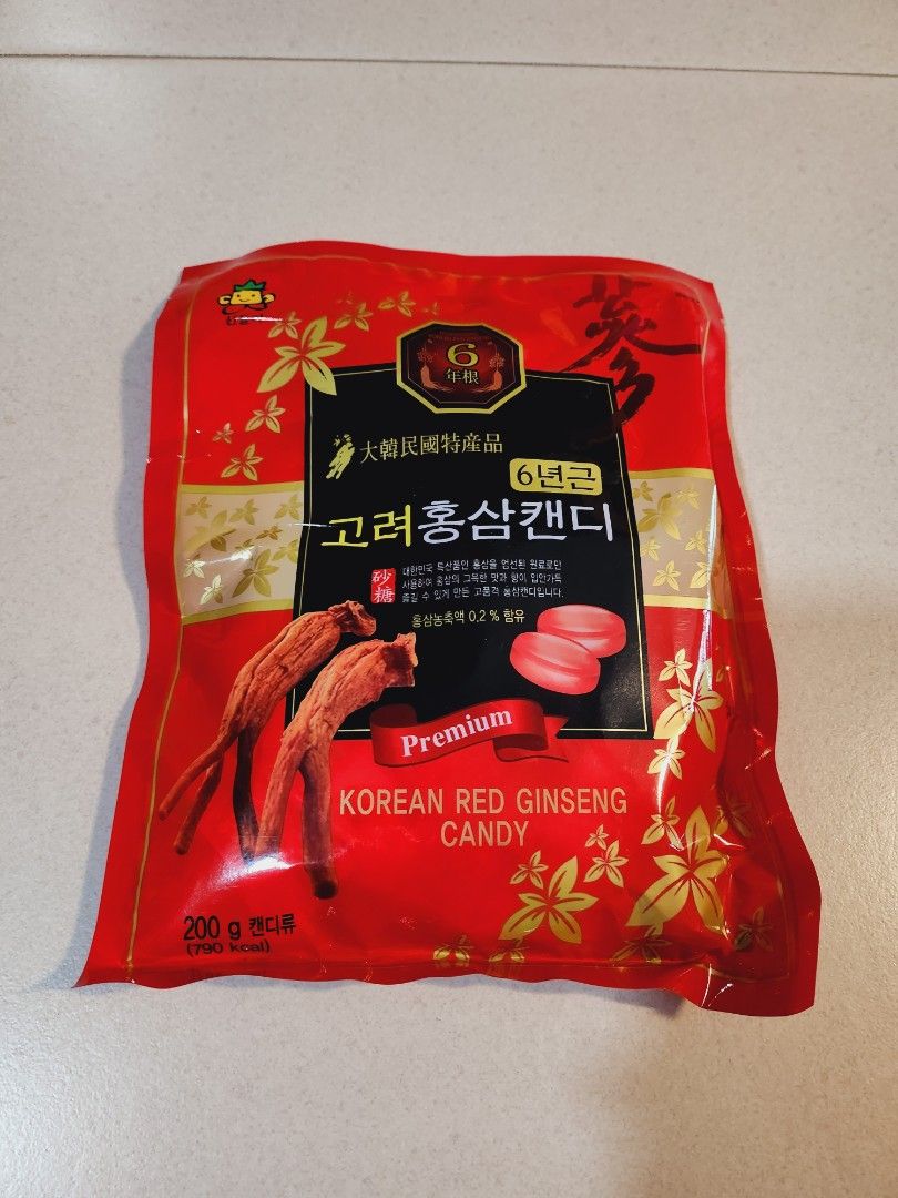 Premium Korean Red Ginseng Candy, Food & Drinks, Other Food & Drinks on ...