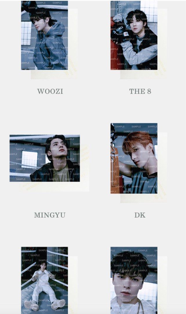 PRE-ORDER SEVENTEEN FILM PHOTO AND FRAME SET (TINGI), Hobbies & Toys ...