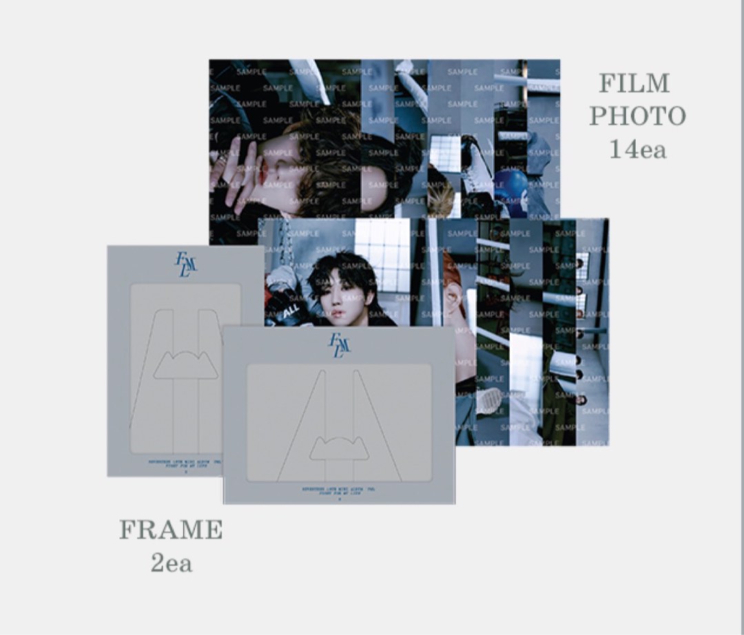 PRE-ORDER SEVENTEEN FILM PHOTO AND FRAME SET (TINGI), Hobbies & Toys ...