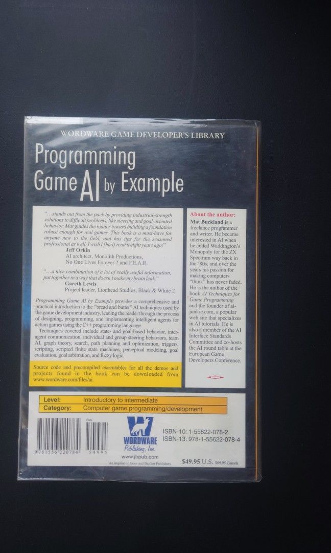 遊戲人工智慧 Programming game AI by example, 書籍、休閒與玩具, 書本及雜誌, 教科書、參考書在旋轉拍賣