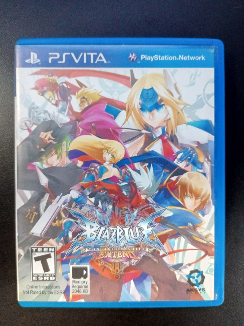 PS VITA - Blazblue: Continuum Shift Extend, Video Gaming, Video Games, PlayStation on Carousell
