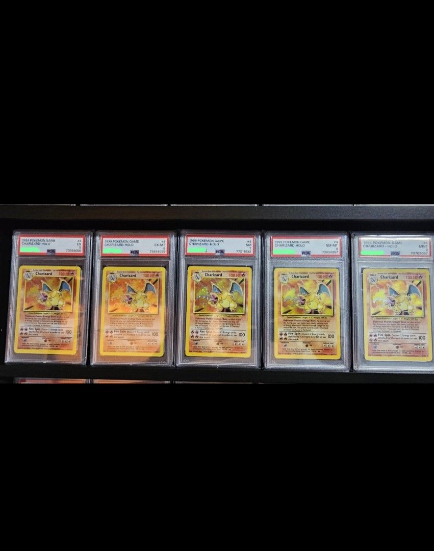 [PSA 5 to 9] - Vintage Charizard Base Set #4/102 Pokemon, Hobbies ...