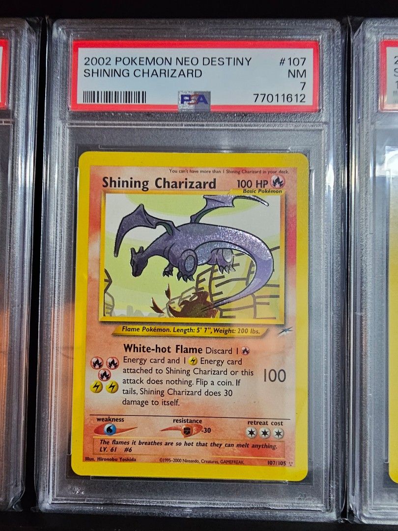 PSA 7 - Shining Charizard Neo Destiny #107/105 Pokemon, Hobbies & Toys ...