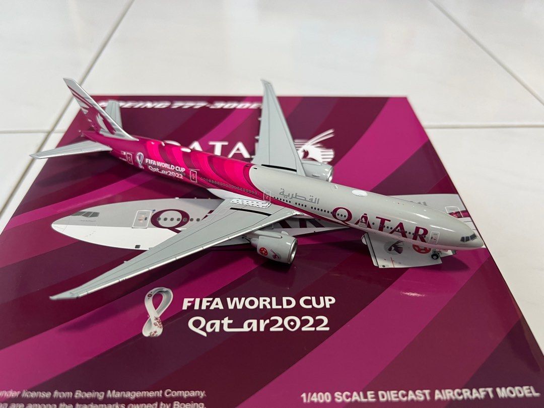 Qatar Airways Boeing 777-300ER (World Cup 2022 Livery), Hobbies & Toys ...