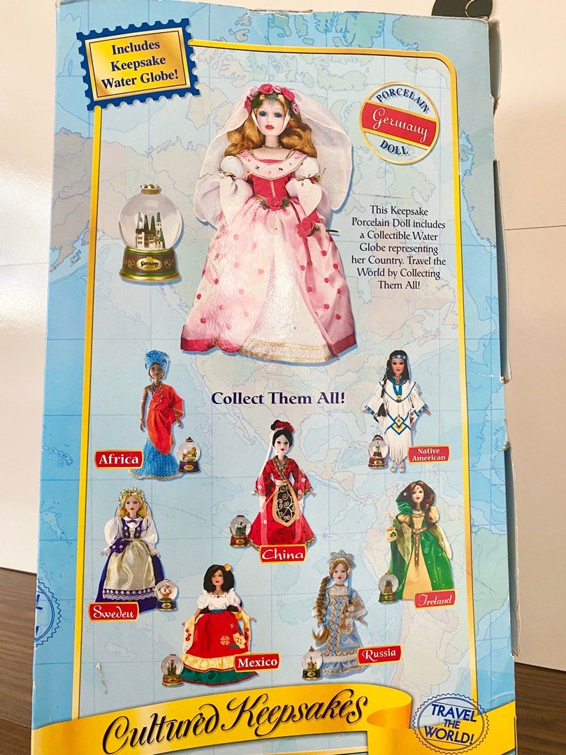 RARE! Brass Key Cultured Keepsakes 25th Anniversary Porcelain Doll ...