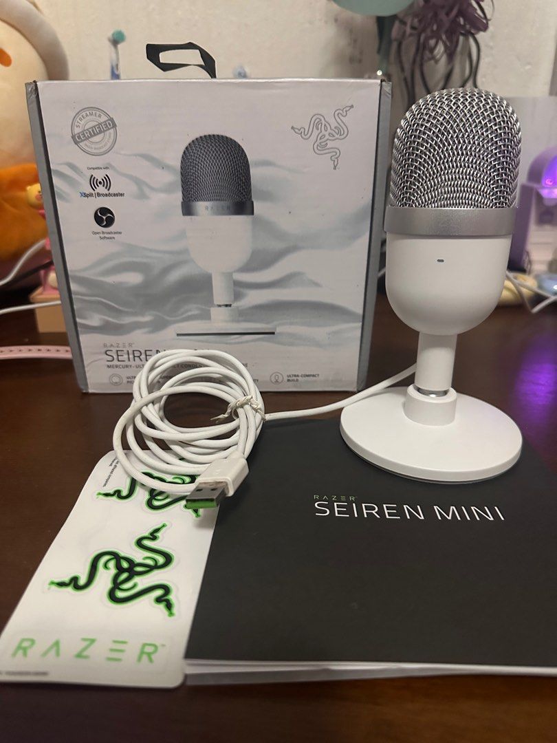 Razer Seiren Mini Condenser Microphone, Audio, Microphones on Carousell