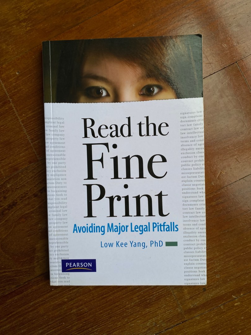 Read the Fine Print: Avoiding Major Legal Pitfalls, Hobbies & Toys ...