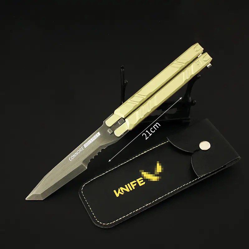 Recon Balisong full metal valorant (with leather case), Hobbies & Toys ...