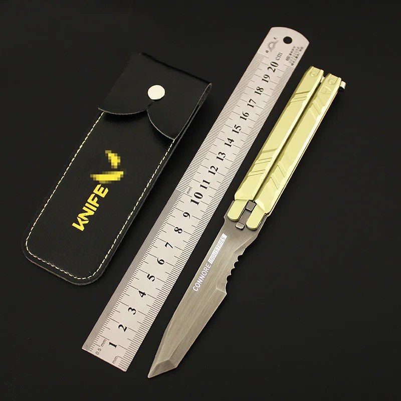 Recon Balisong full metal valorant (with leather case), Hobbies & Toys ...