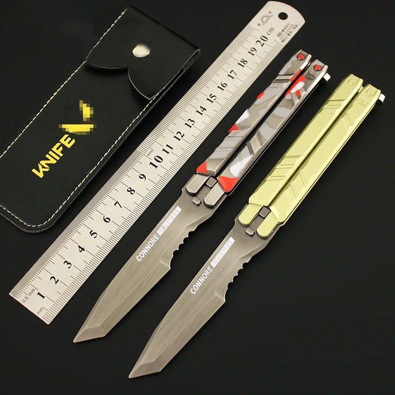 Recon Balisong full metal valorant (with leather case), Hobbies & Toys ...