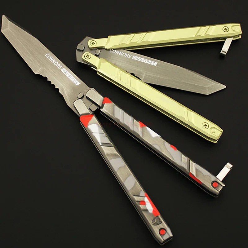 Recon Balisong full metal valorant (with leather case), Hobbies & Toys ...